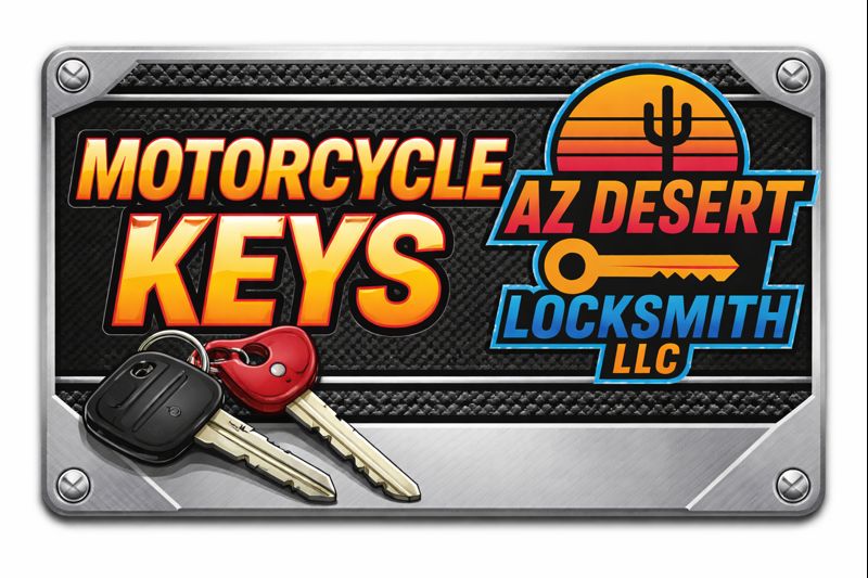 Motorcycle Key Replacement & Services. AZ Desert Locksmith LLC